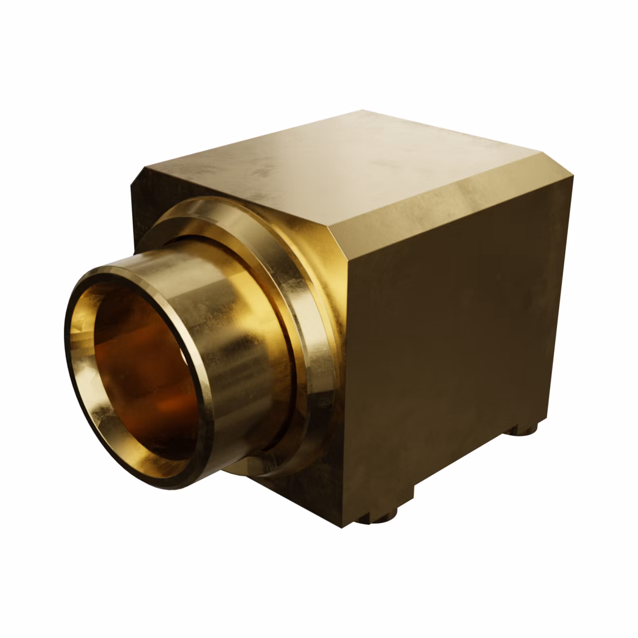 MCX Jack, Right-Angle, PCB Receptacle, Surface Mount, Die Cast Housing with Brass Insert, Gold (Au) Plated Outer Contact and Housing, Tape and Reel, 75 Ohms for sale