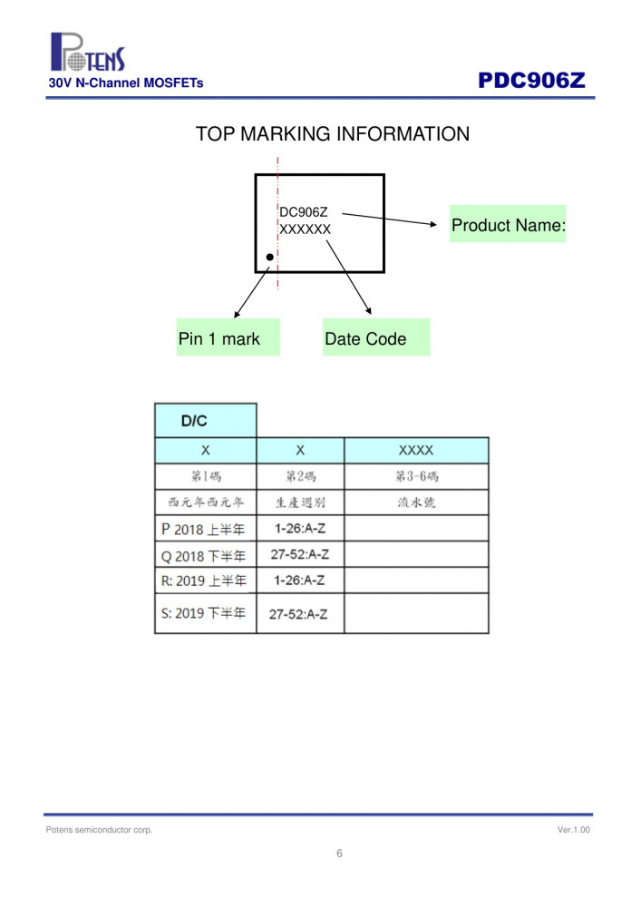 PDC906Z datasheet page 6
