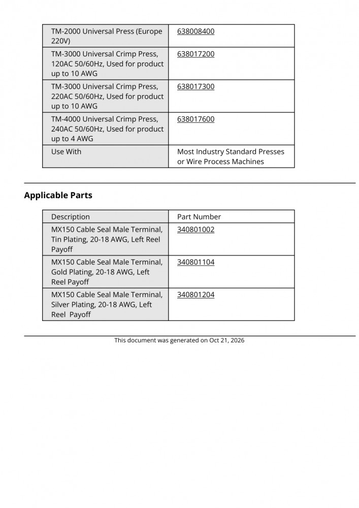MOLEX 639017300 technical document, page image 3