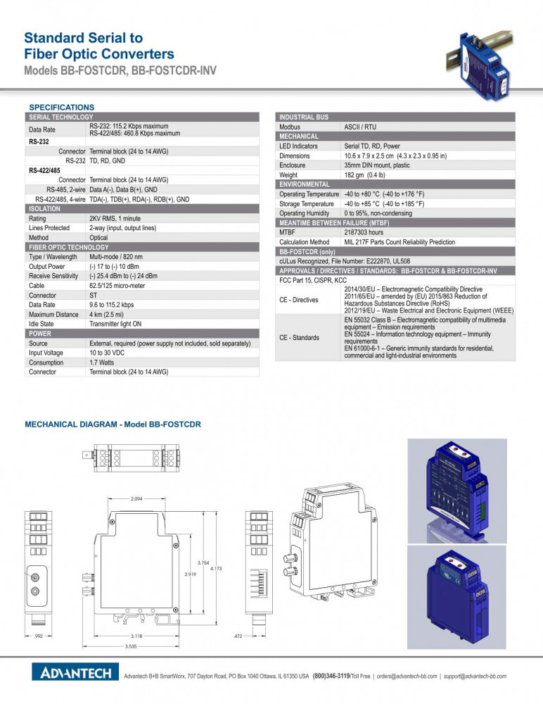 BB-FOSTCDR-INV technical document page 2