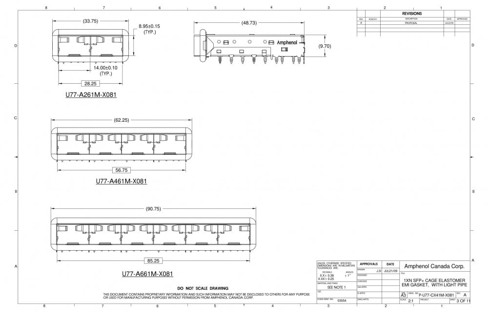Amphenol U77-C641M-2081 drawing page 3