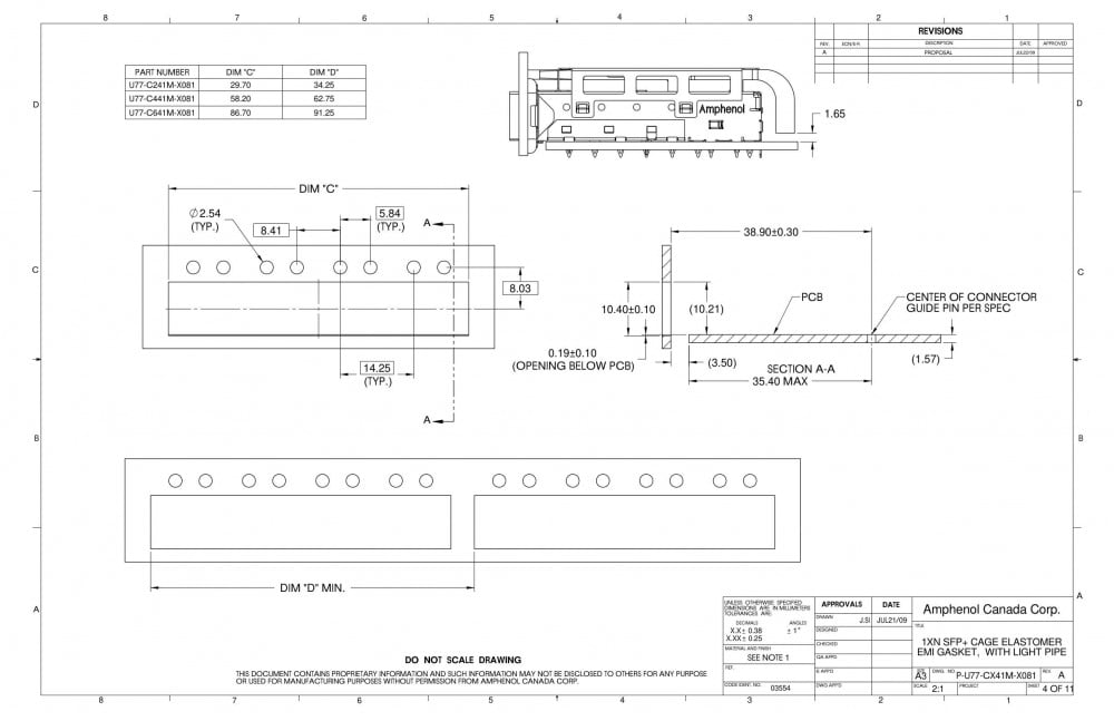 Amphenol U77-C641M-2081 drawing page 4