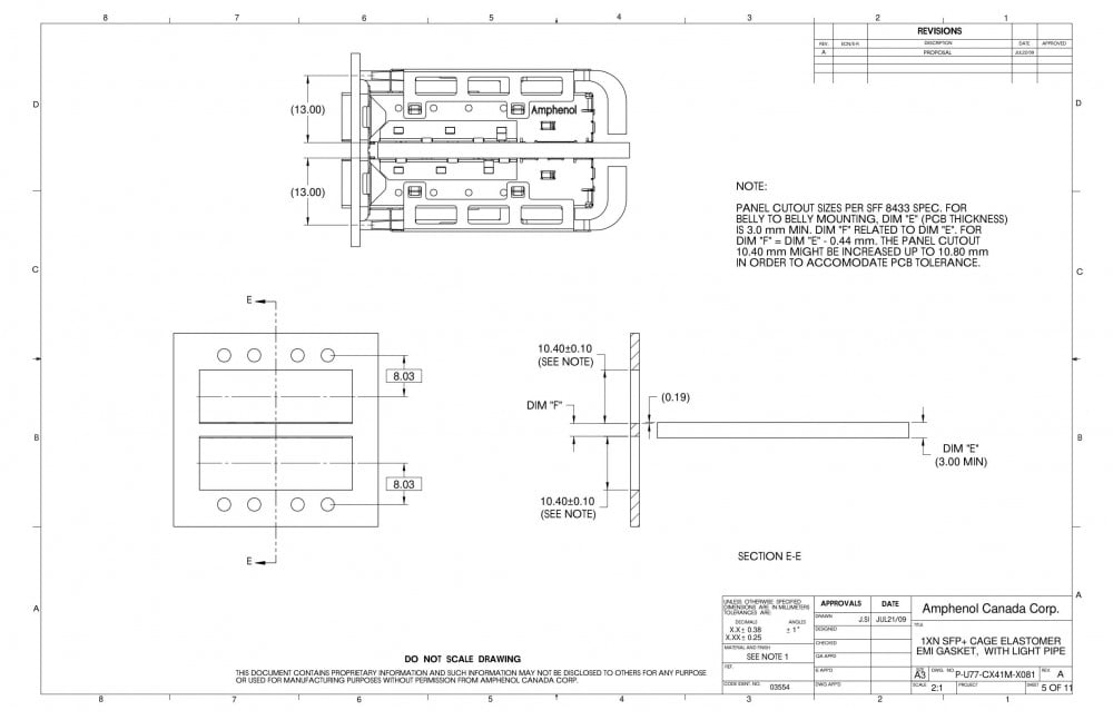 Amphenol U77-C641M-2081 drawing page 5