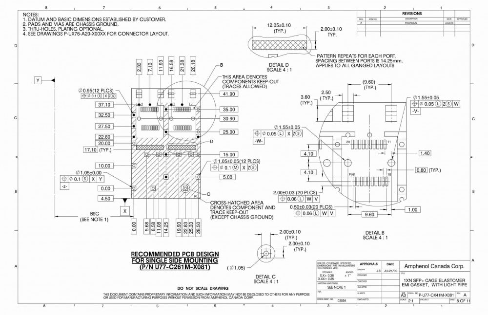 Amphenol U77-C641M-2081 drawing page 6