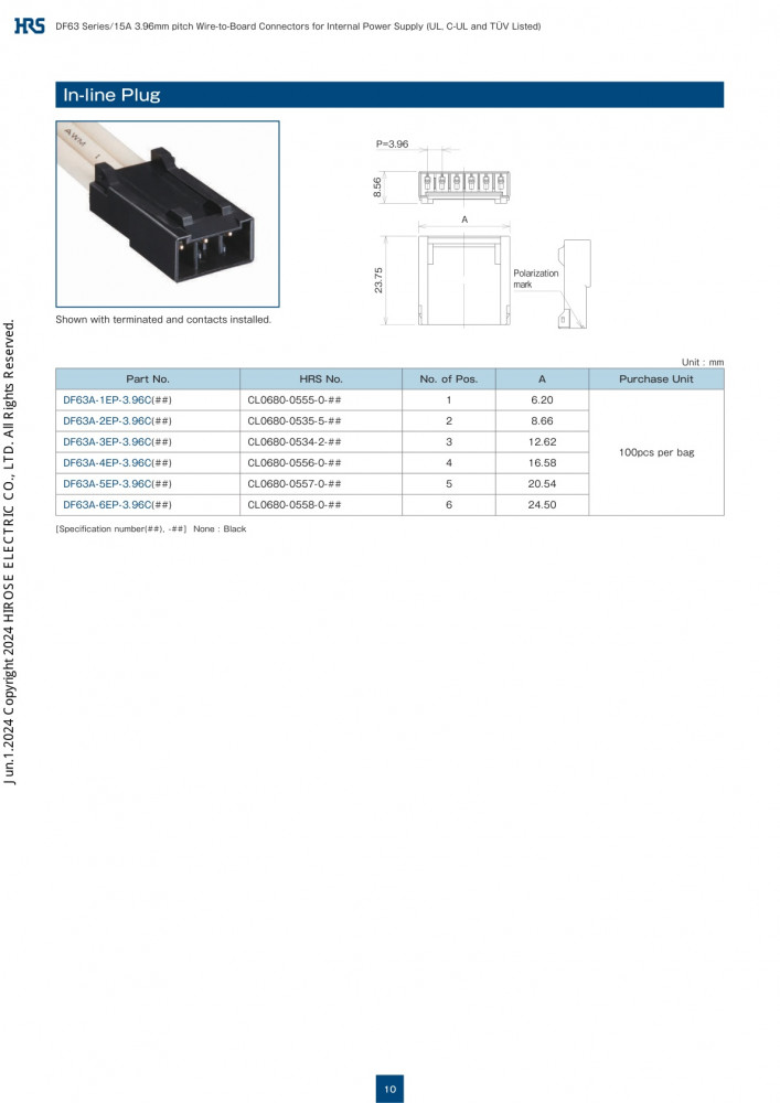 HRS DF63 datasheet page 10