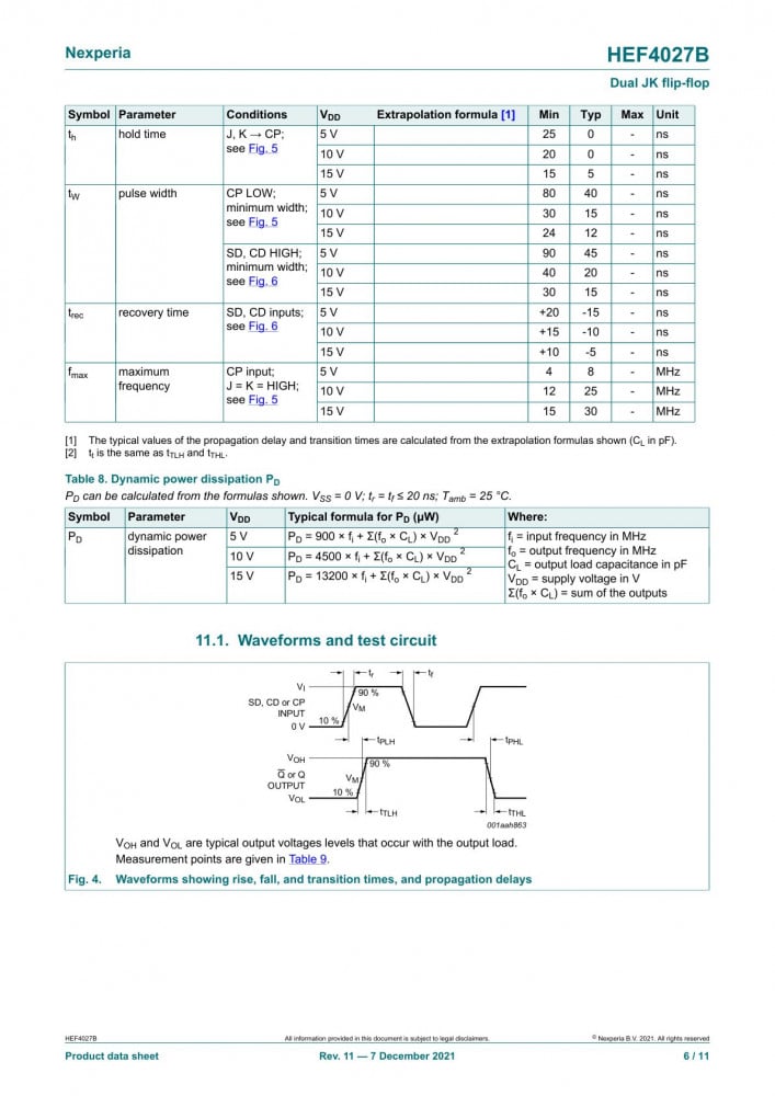 HEF4027BT datasheet page 6