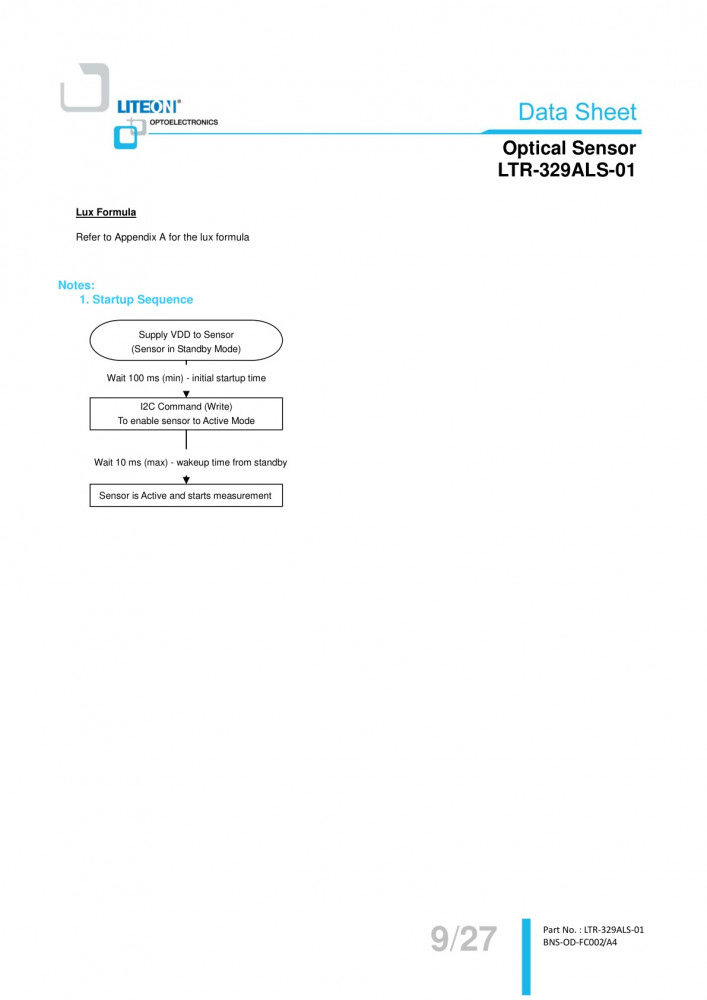 LTR-329ALS-01 datasheet page 10