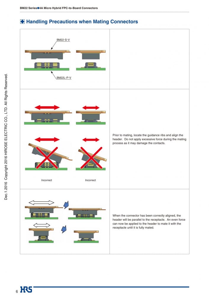 HRS BM22 series datasheet page 6