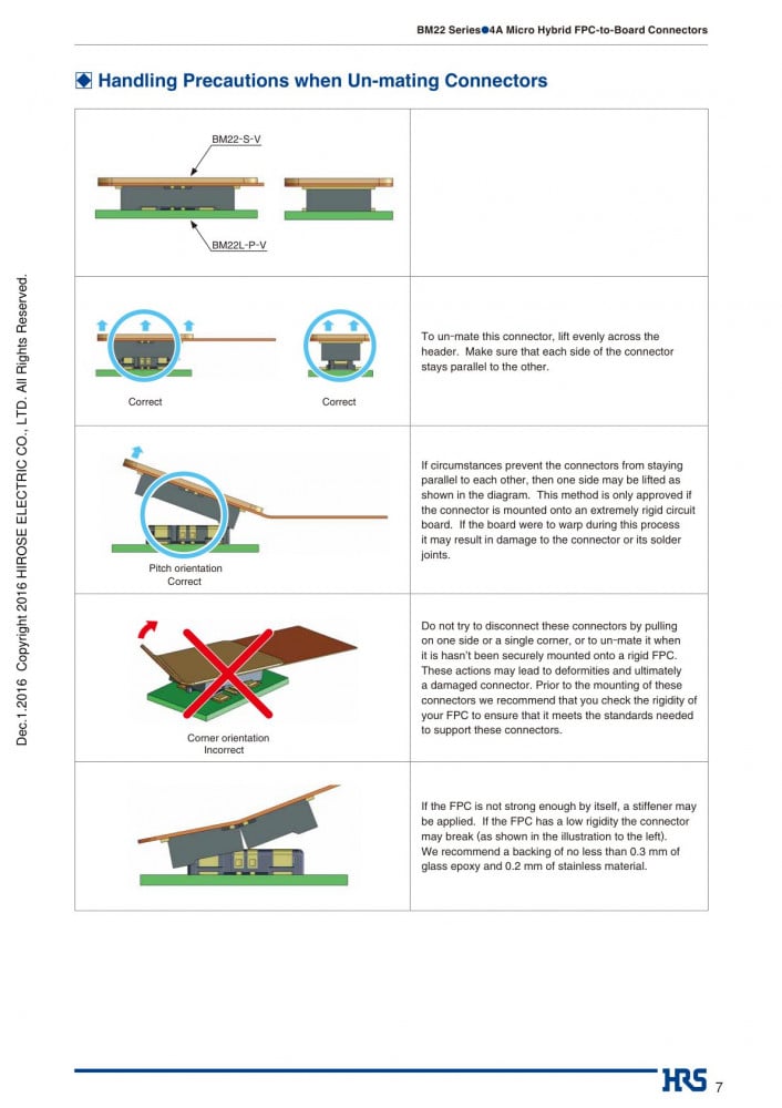 HRS BM22 series datasheet page 7