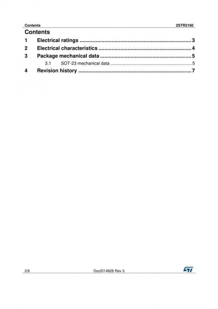 2STR2160 datasheet page 2
