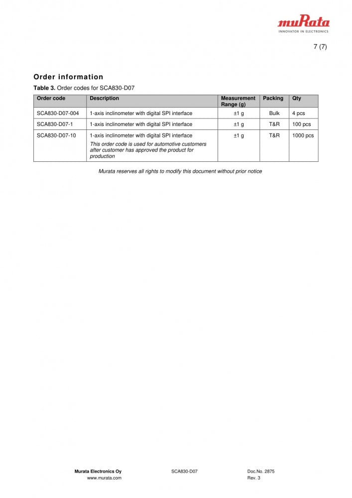 SCA830-D07-1 product document page 7