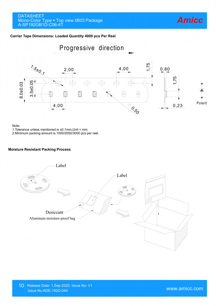 A-SP192GB1D-C06-4T approval sheet page 10