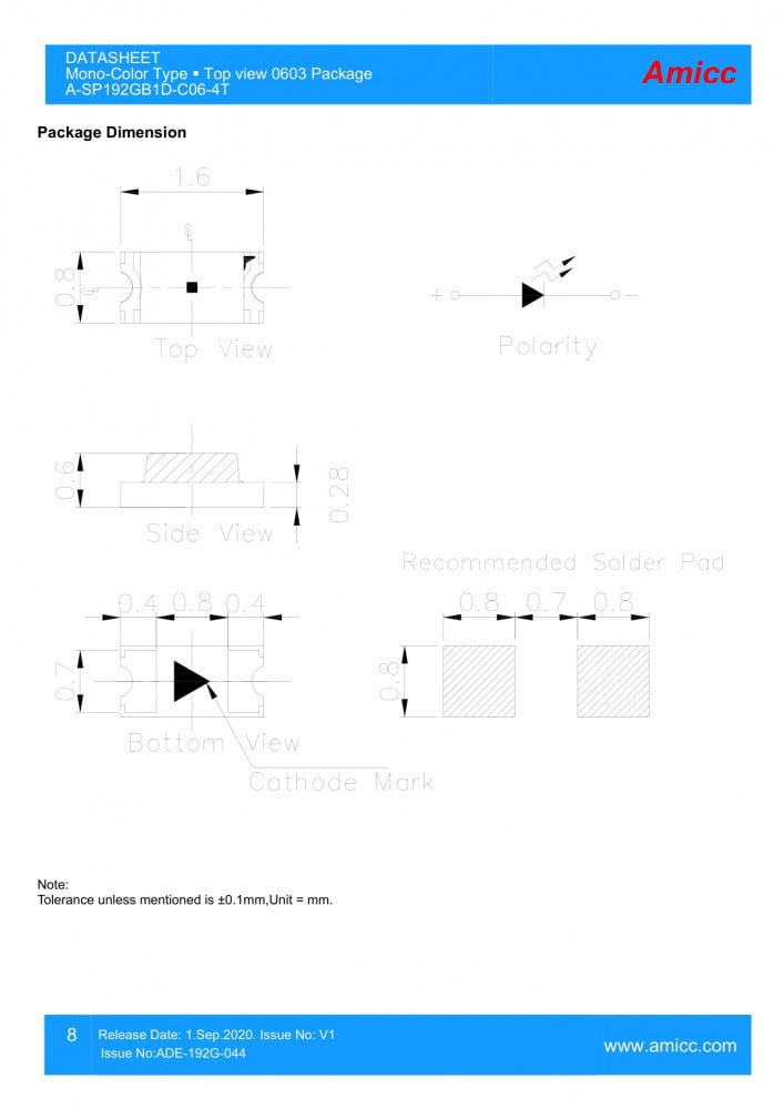 A-SP192GB1D-C06-4T approval sheet page 8