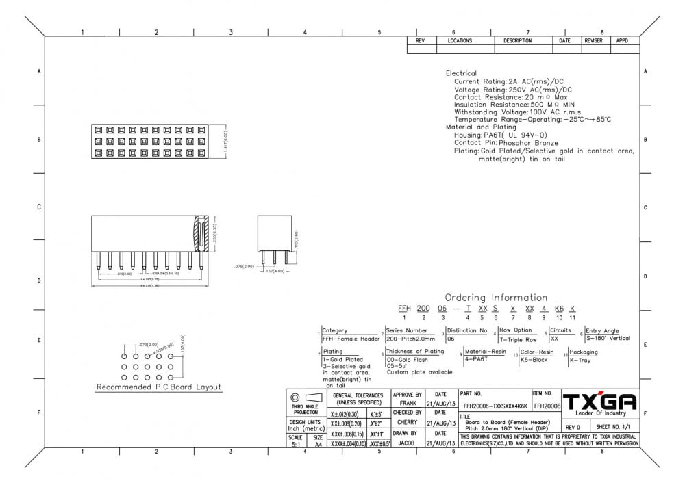 TXGA FFH20006 drawing page 5