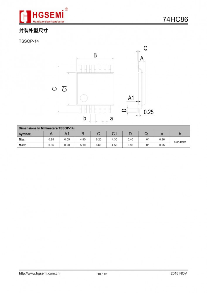 74HC86MT/TR datasheet page 10