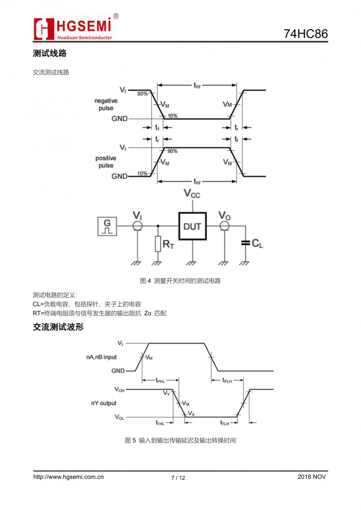 74HC86MT/TR datasheet page 7