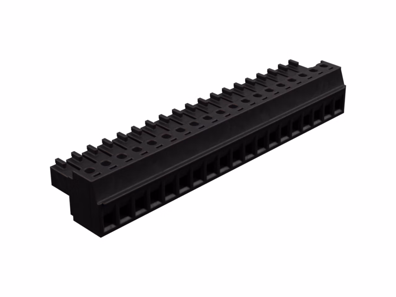 3.81mm Pitch Eurostyle Horizontal Plug, with Reverse Imprinting, Black, 19 Circuits for sale