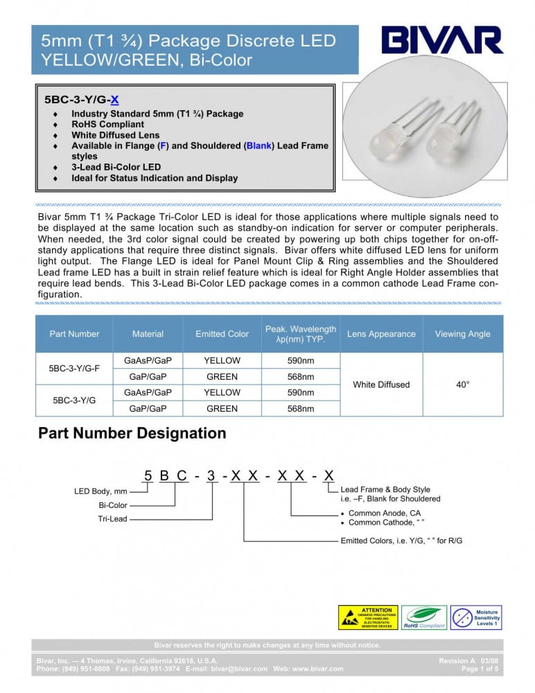 5BC-3-Y/G datasheet page 1