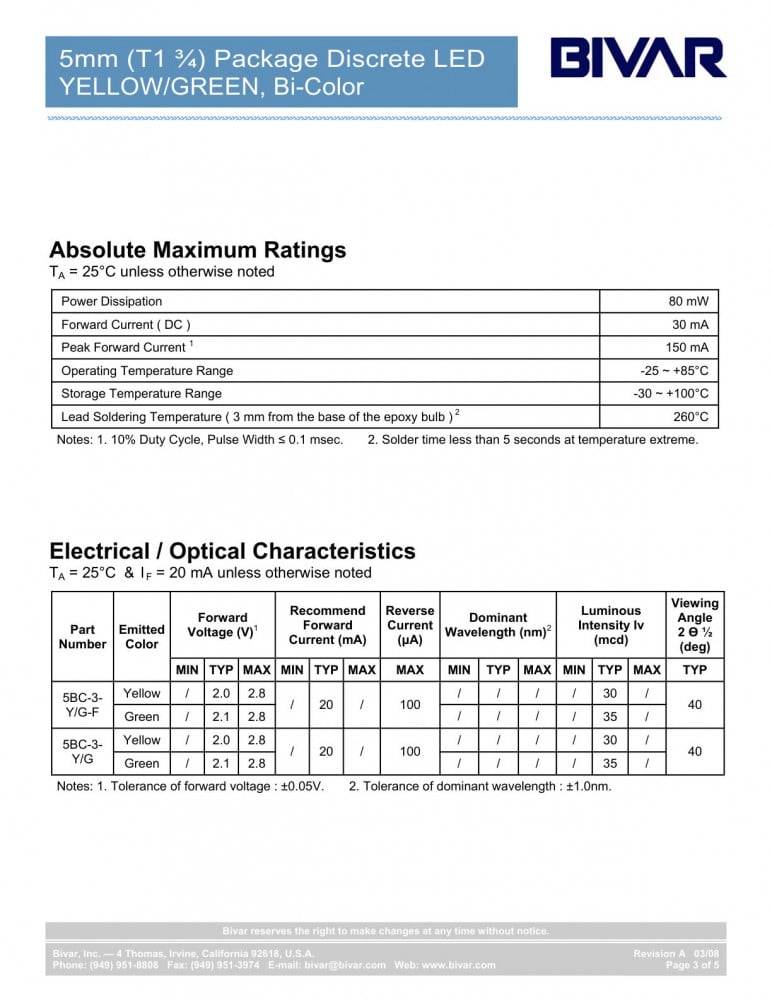 5BC-3-Y/G datasheet page 3