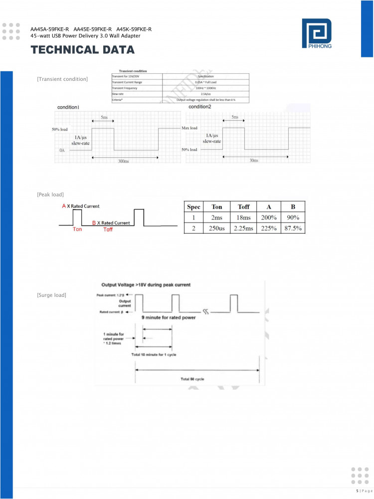 AA45E-59FKE-R technical document page 5