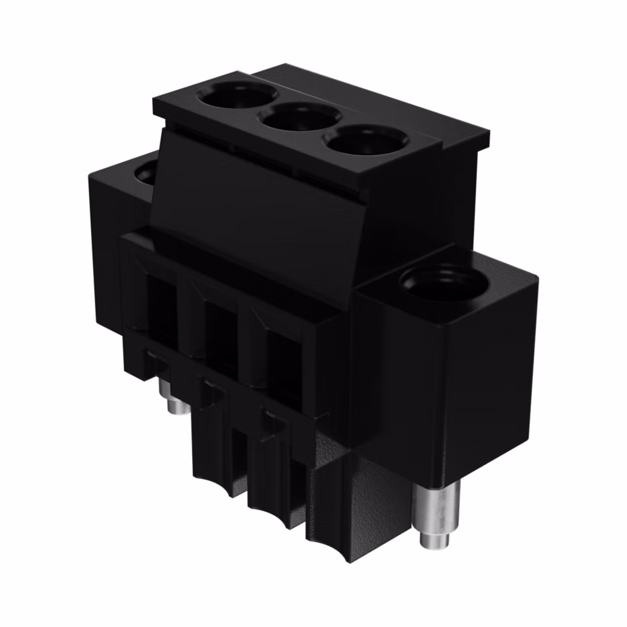 3.81mm Pitch Eurostyle Vertical Plug, with Retention Screws, Rear Wire Entry, 3 Circuits for sale