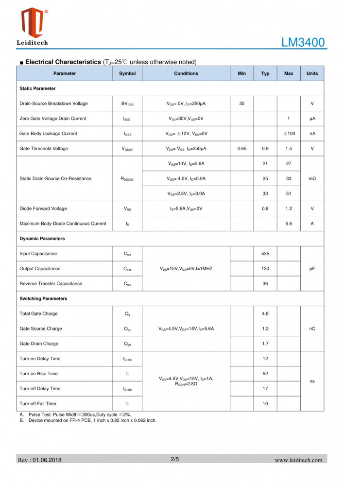 LM3400 datasheet page 2