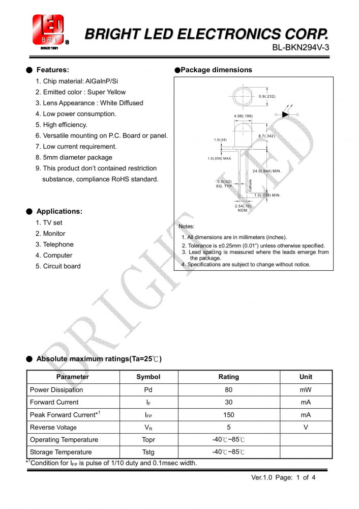 BL-BKN294V-3 document page 1