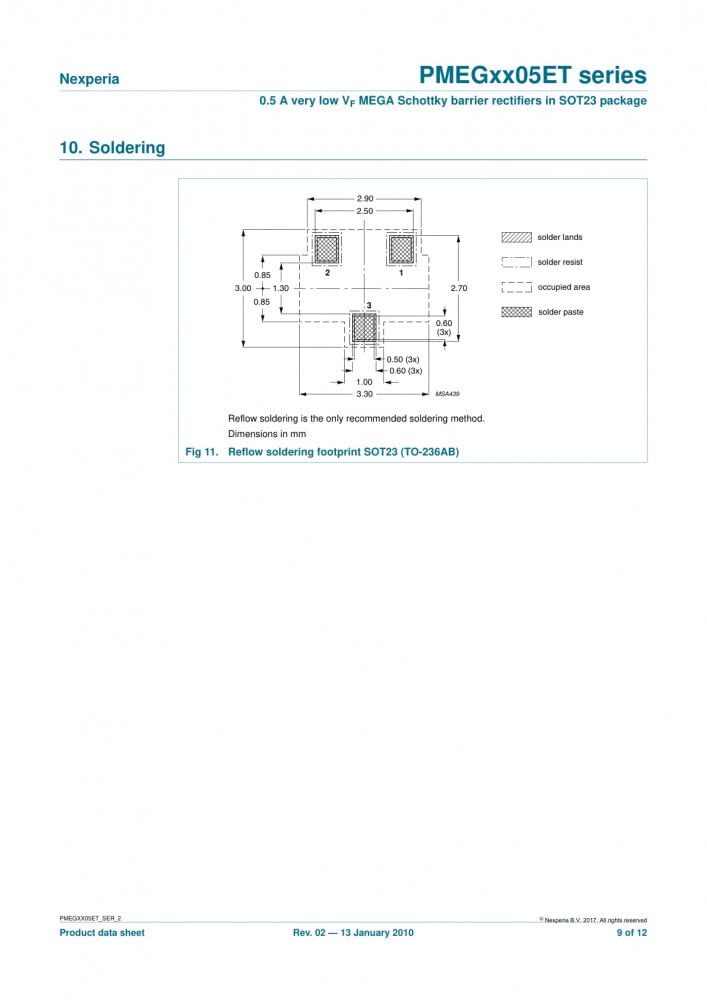 PMEG3005ET datasheet page 9