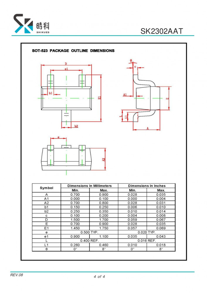 SK2302AAT datasheet page 4