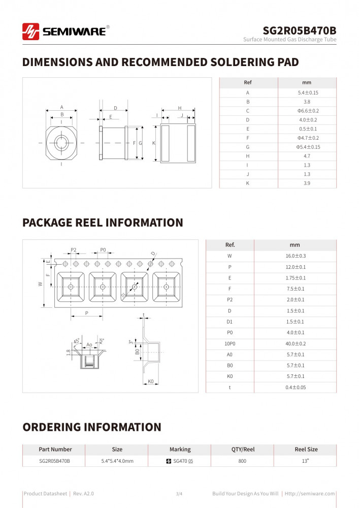 SG2R05B470B datasheet page 3