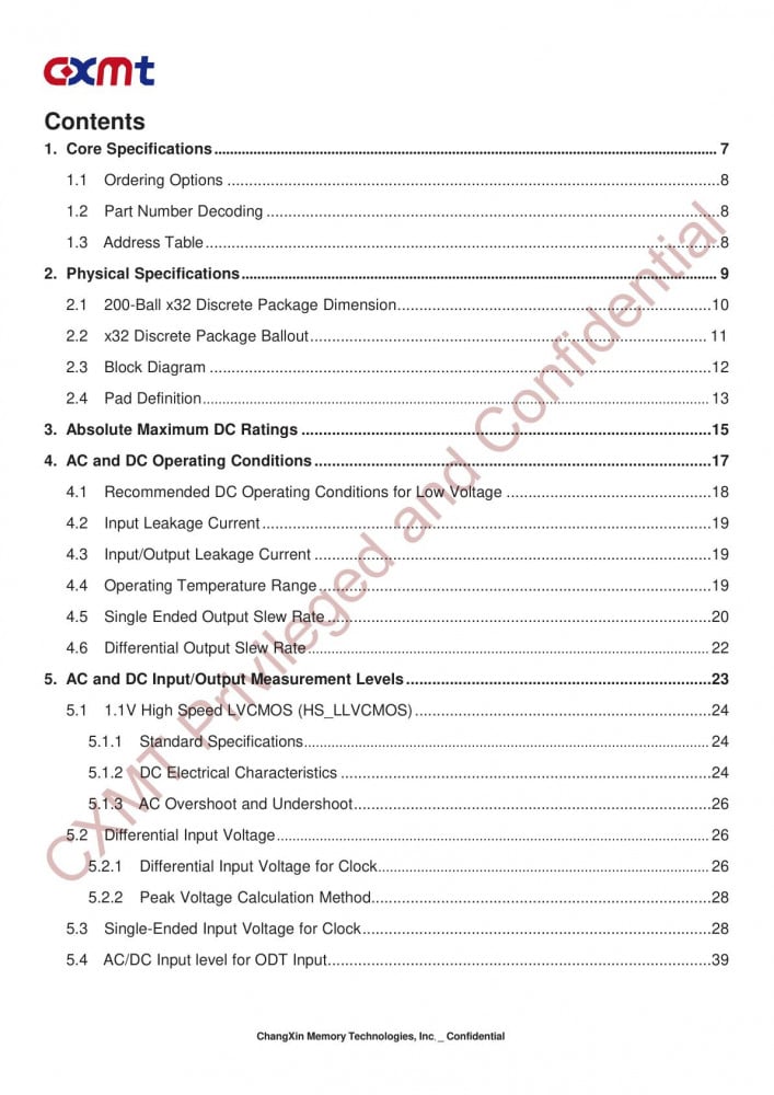CXDB5CCBM-MA-A datasheet page 4