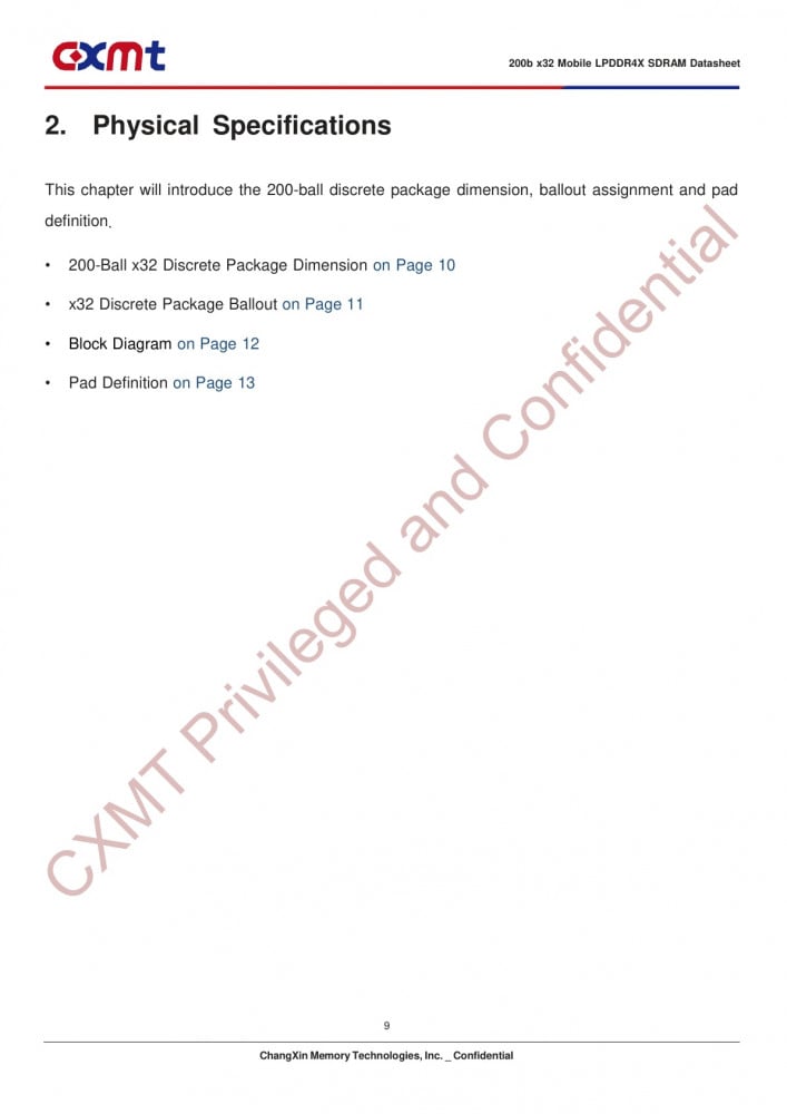 CXDB5CCBM-MA-A datasheet page 9
