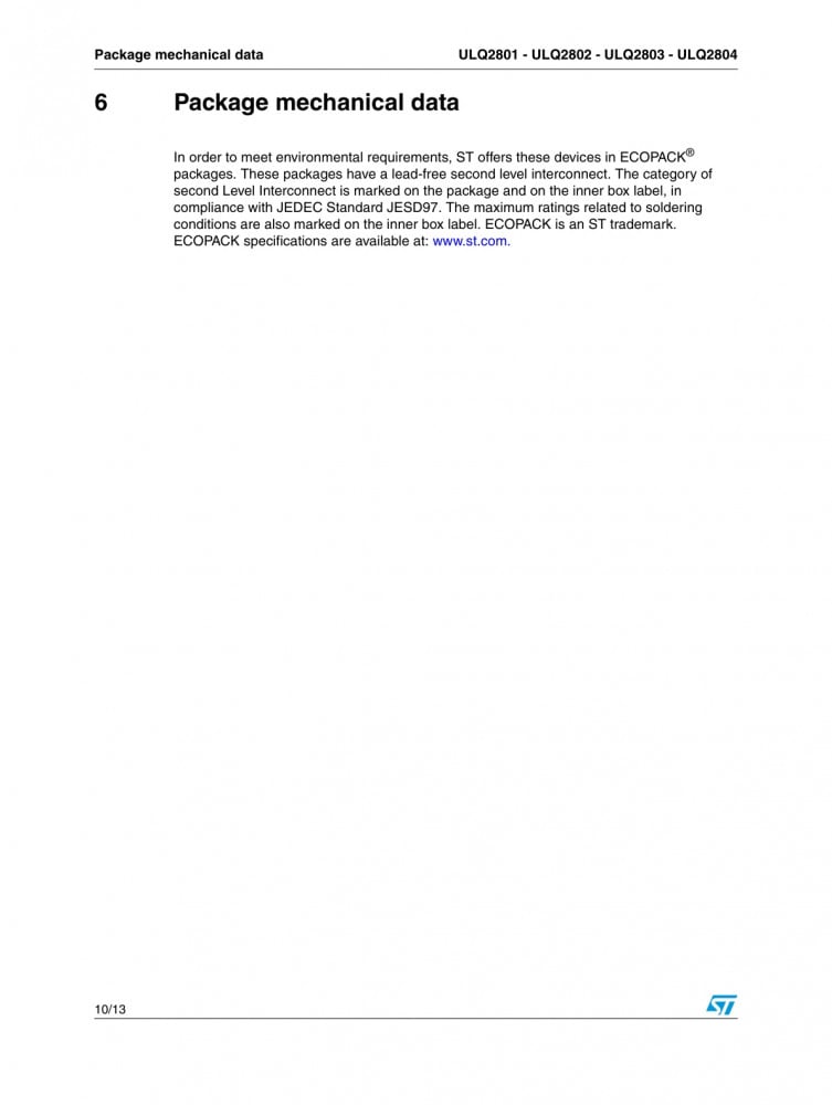 ULQ2803A datasheet page 10