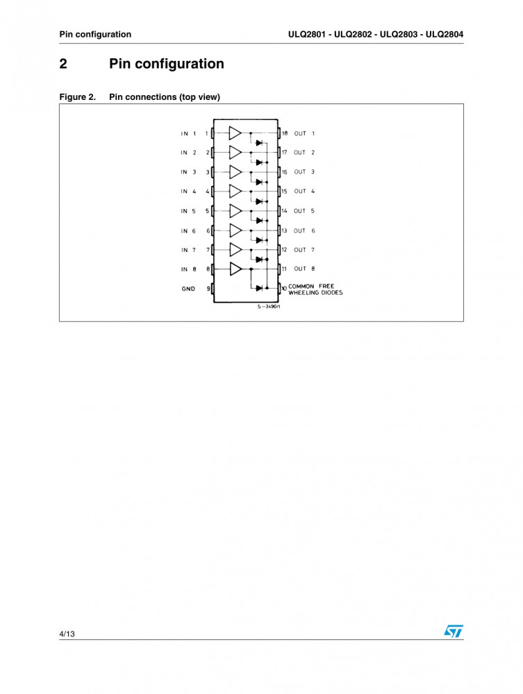 ULQ2803A datasheet page 4