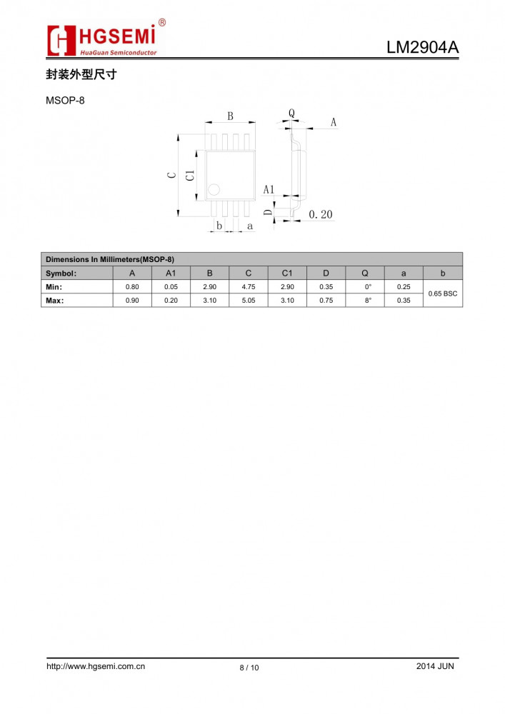 LM2904AMM/TR datasheet page 8