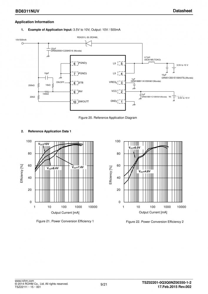 BD8311NUV-E2 technical document page 9