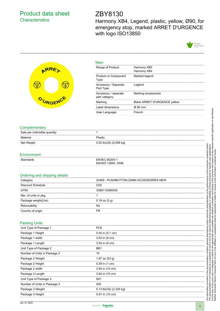 ZBY8130 technical document page 1