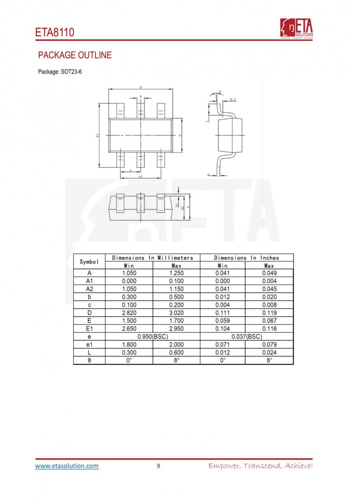 ETA8110S2G datasheet page 9