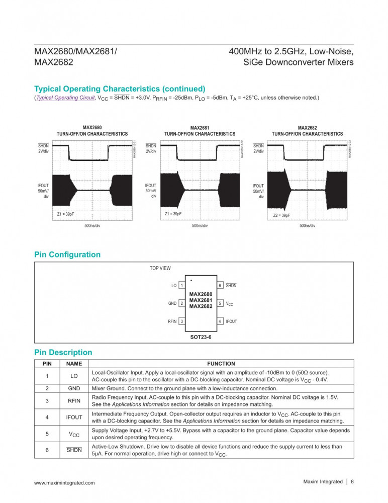 MAX2681 datasheet page 8