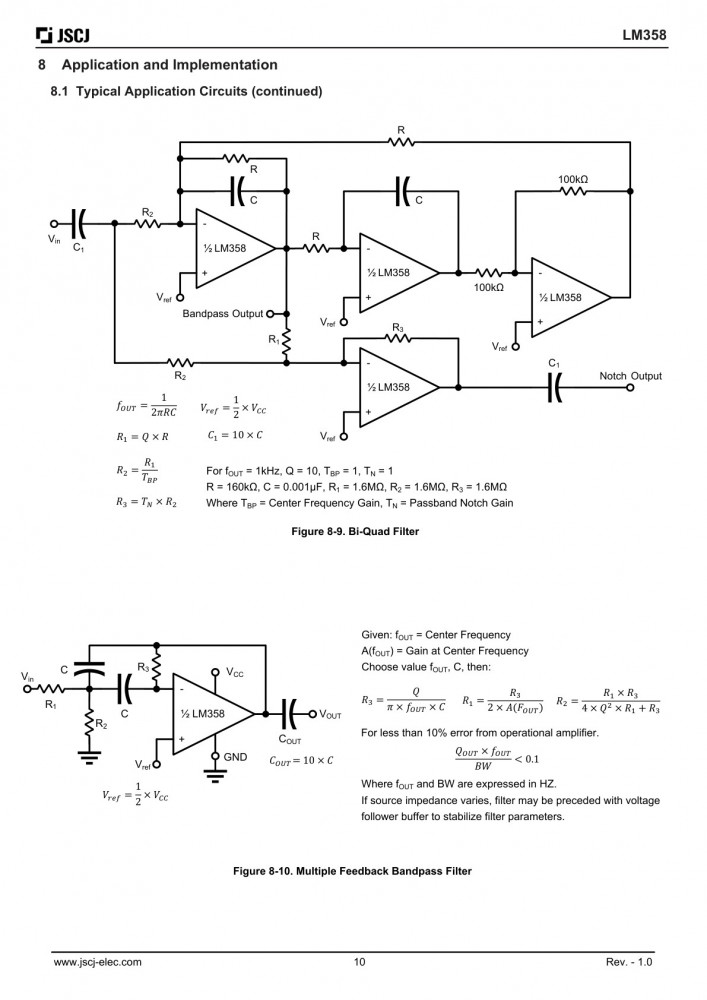 LM358 datasheet page 10