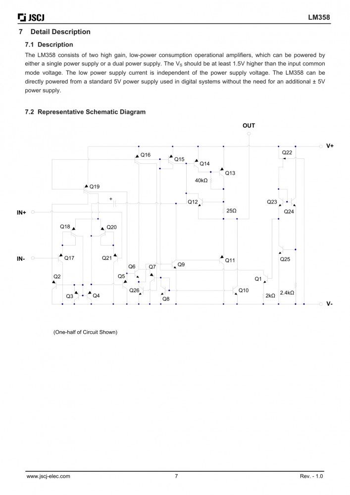 LM358 datasheet page 7