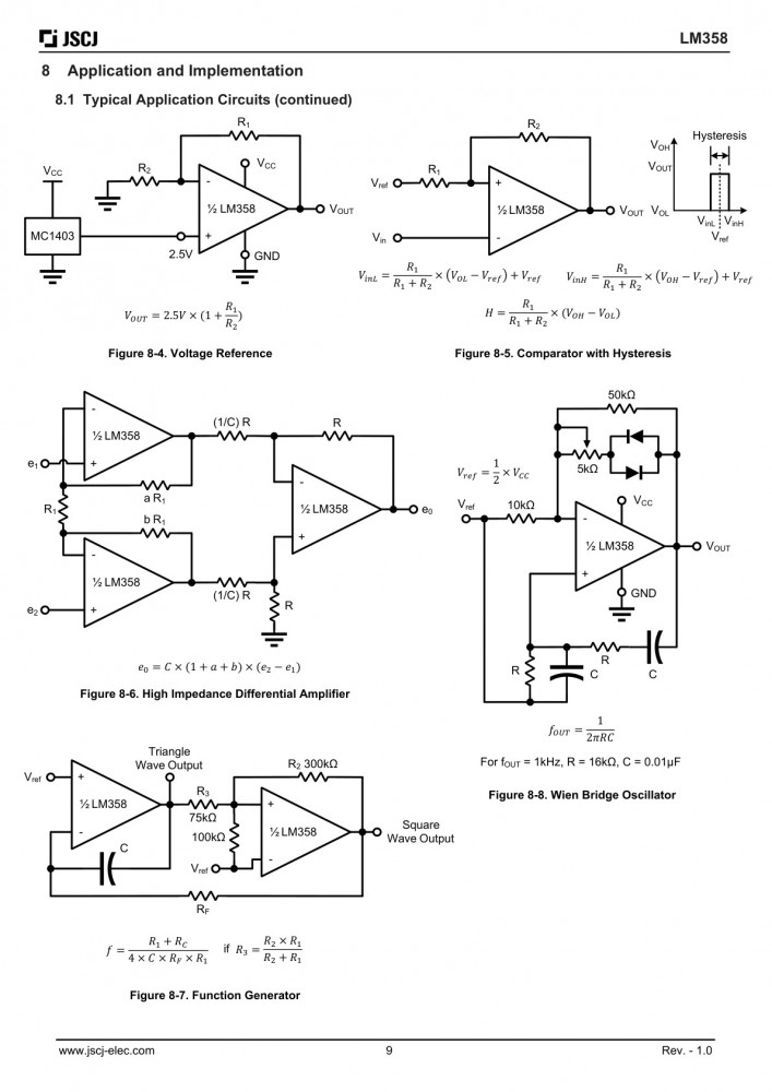 LM358 datasheet page 9