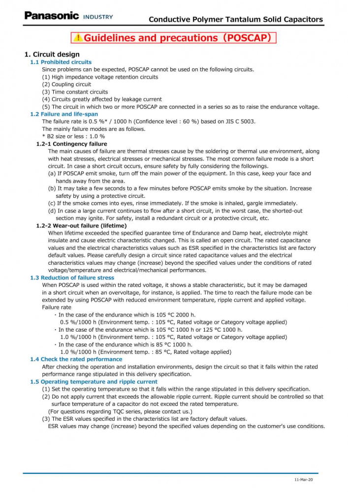 PANASONIC POSCAP document page 7