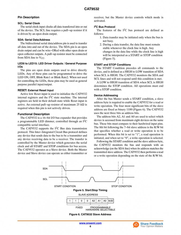 CAT9532 datasheet page 6