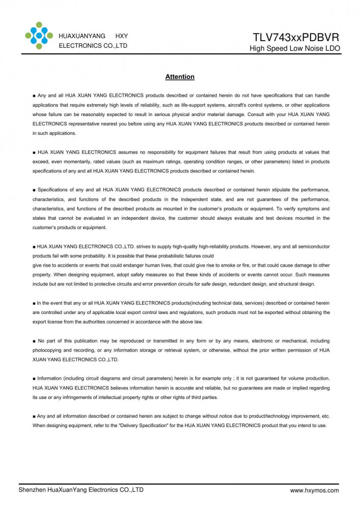 TLV74318PDBVR-HXY datasheet page 6