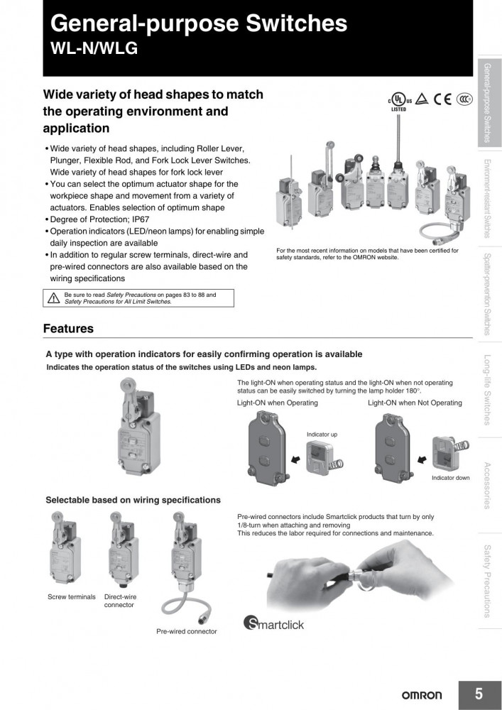 OMRON WL-N/WLG document page 5