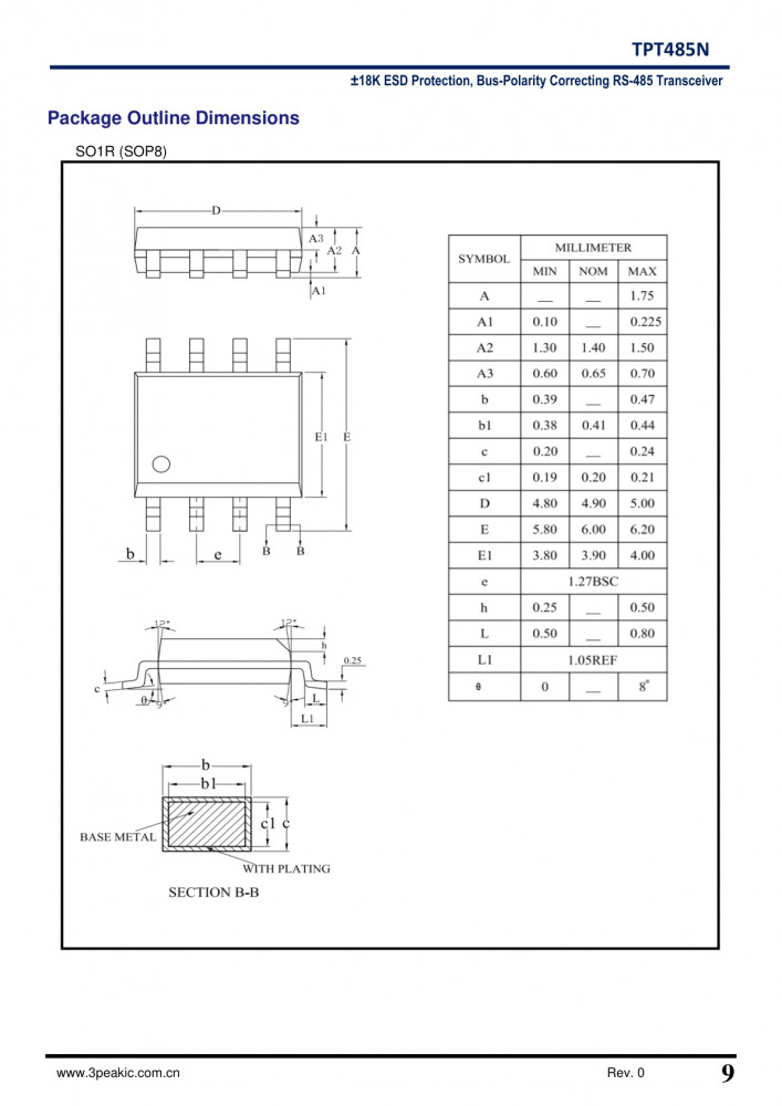 TPT485N-SO1R datasheet page 9