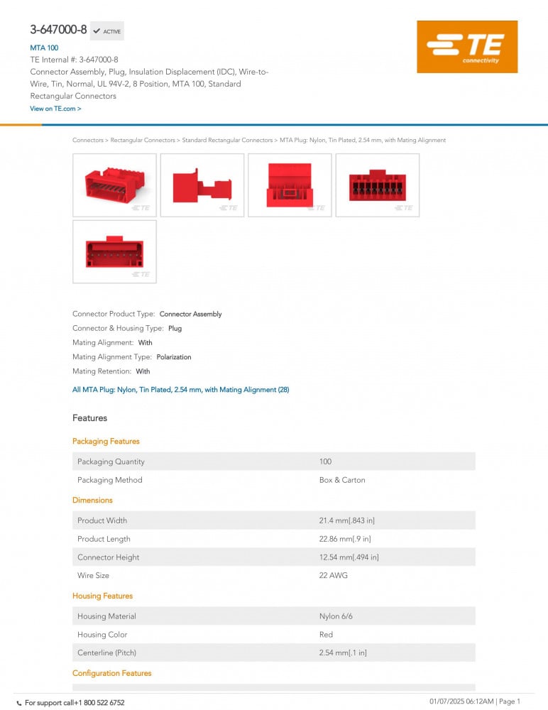 3-647000-8 technical document page 1