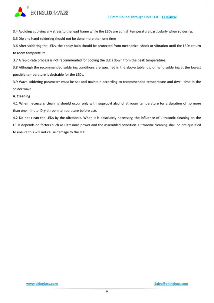 EL304RW datasheet page 9