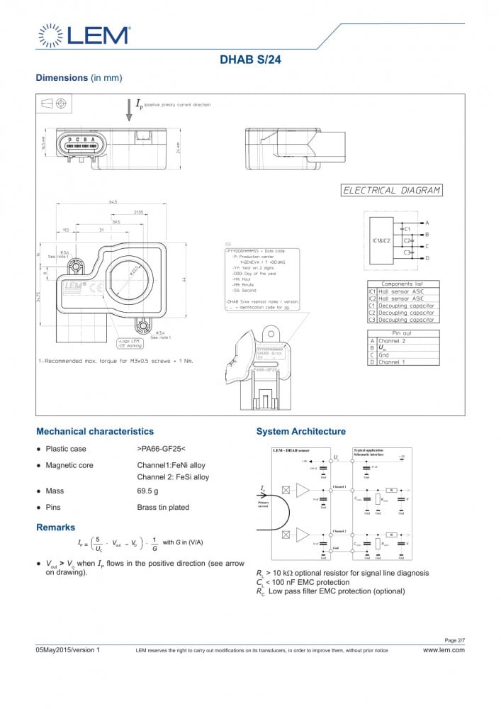 DHAB S/24 datasheet page 2